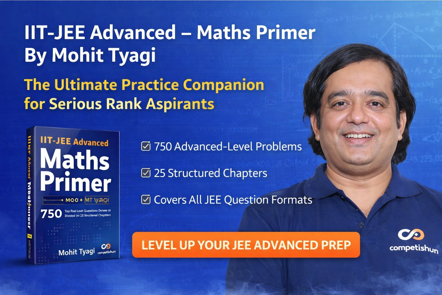 IIT-JEE Advanced – Maths Primer by Mohit Tyagi – GK Publications