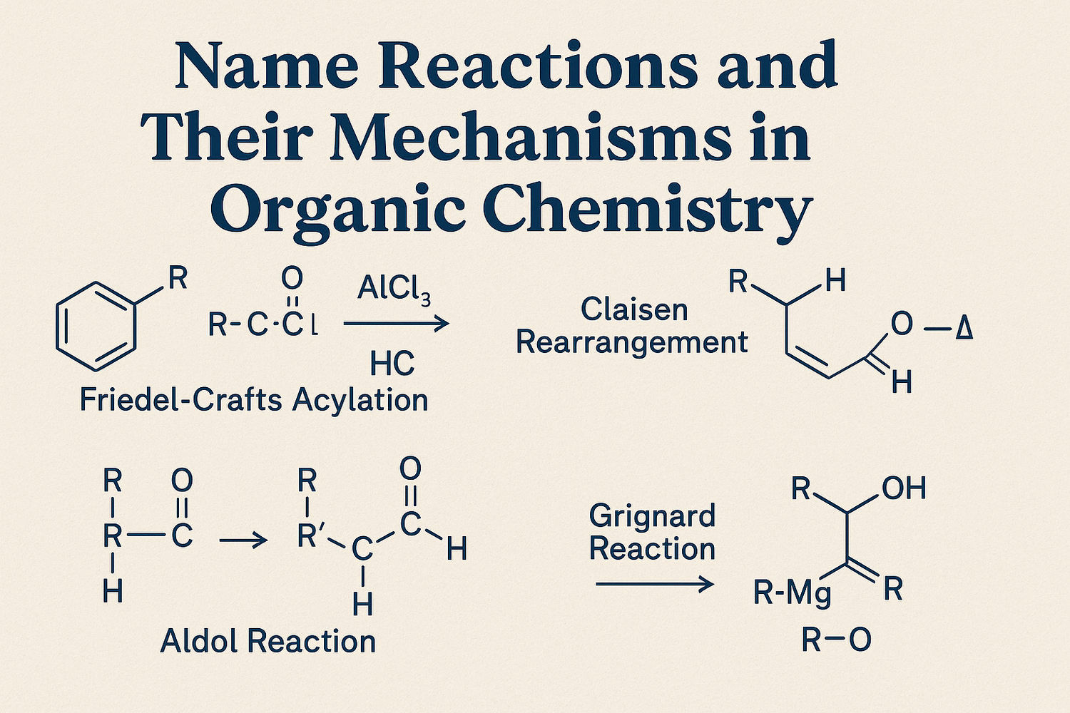 Name Reactions and Their Mechanisms in Organic Chemistry – GK Publications