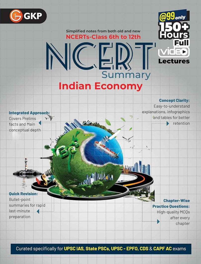 Buy UPSC 2026 NCERT Summary (Class 6-12) | 1100+ MCQs, Maps ...