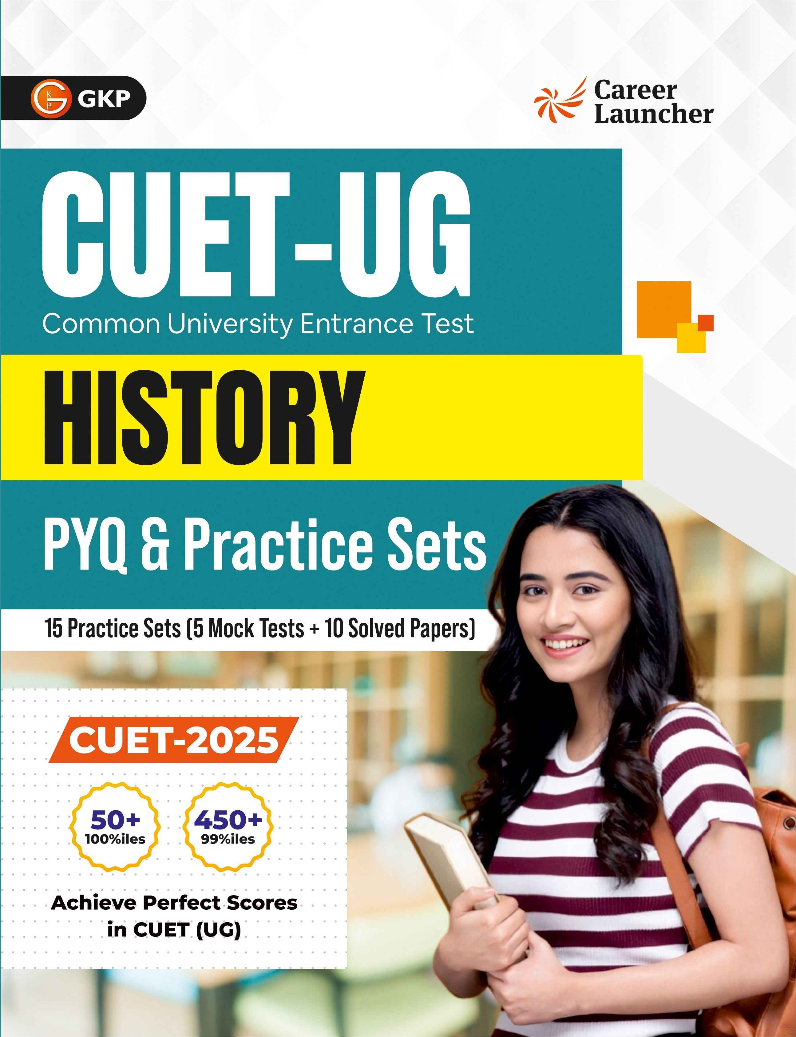 Buy CUET-UG 2025-26 : 15 Practice Sets & PYQs -- History - ( 5 Mock ...