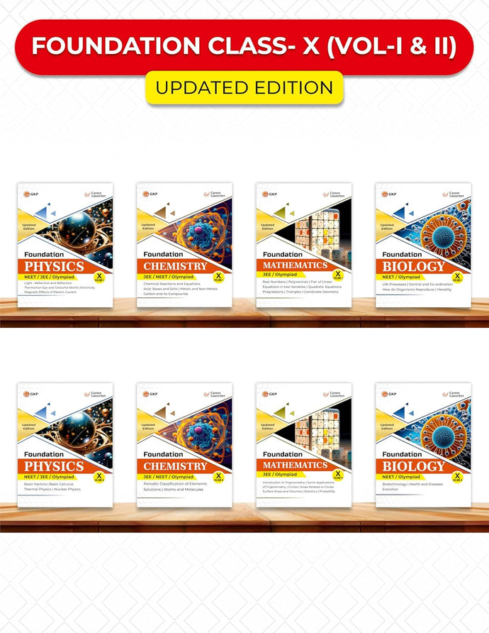 Foundation 2026-27 : Class 10 - Physics | Chemistry | Mathematics | Bi ...