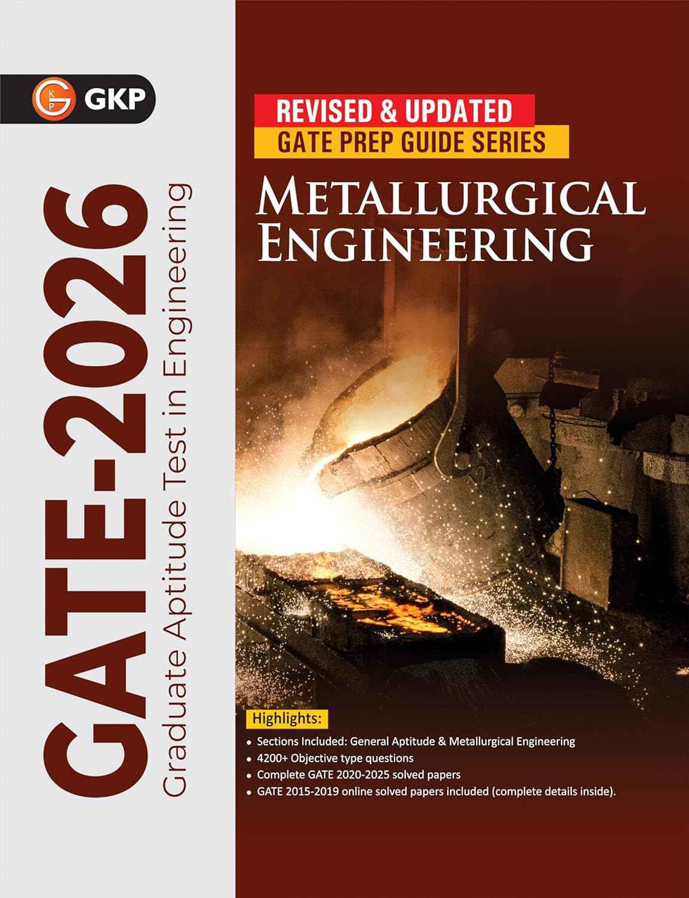 Buy GATE 2026: Metallurgical Engineering Study Guide | 4200+ Objective Type Questions | Includes ...