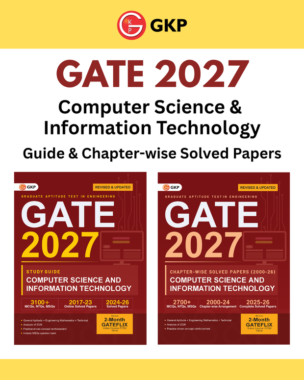Buy GATE CS/IT 2027 Preparation Set | Study Guide + Chapter-wise PYQs ...