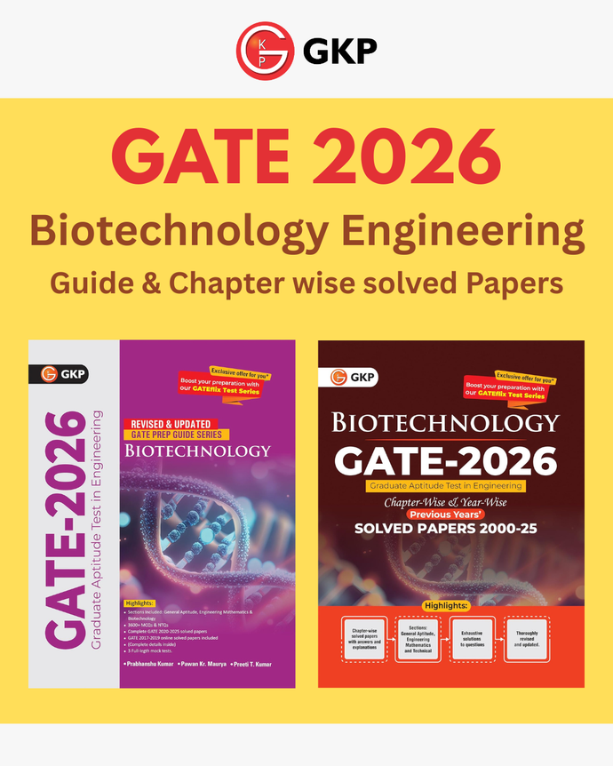 Buy GATE 2026: Biotechnology Preparation Set (Complete Study Guide ...