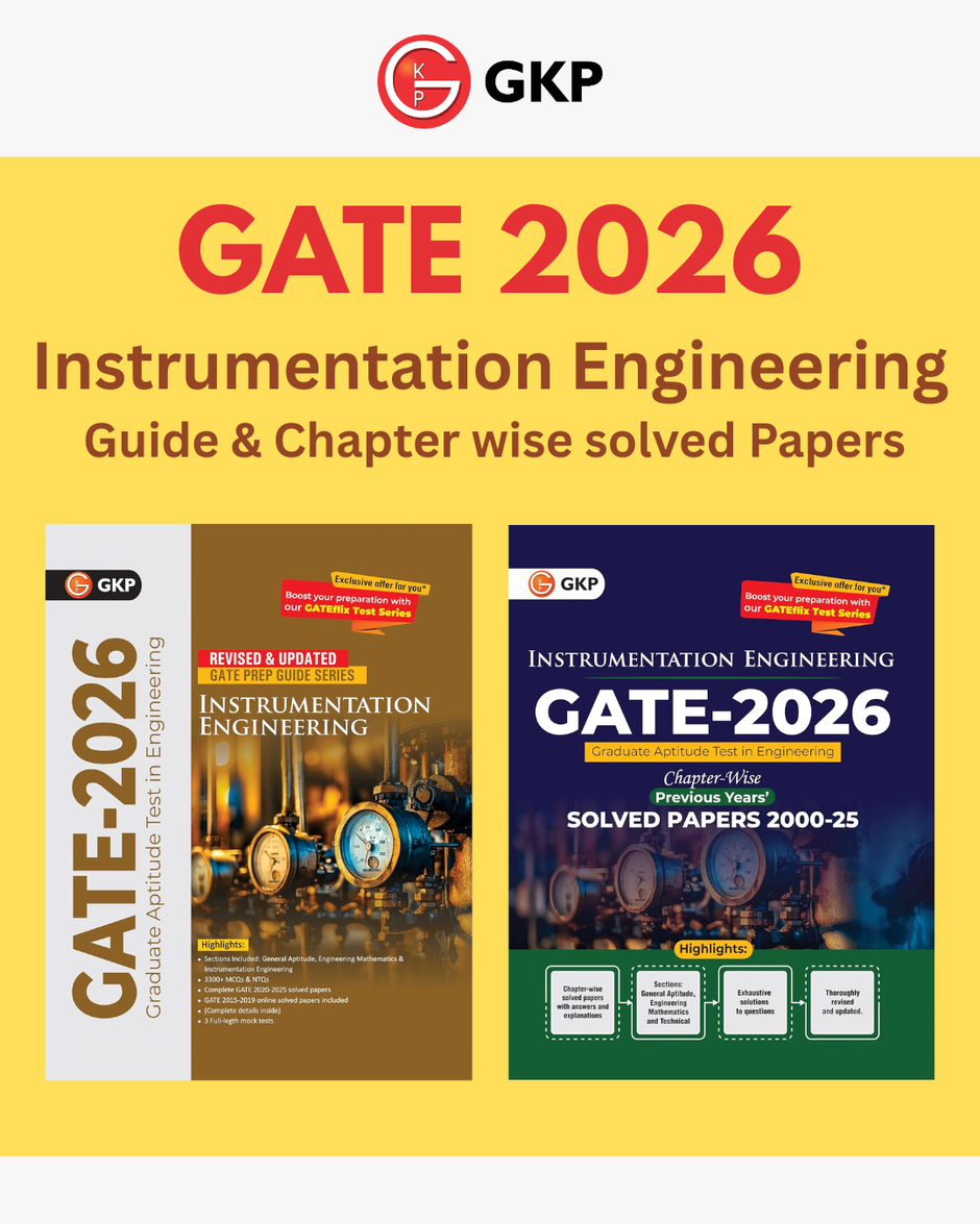 Buy GATE 2026: Instrumentation Engineering Preparation Set (Complete Study Guide + Chapter-wise ...