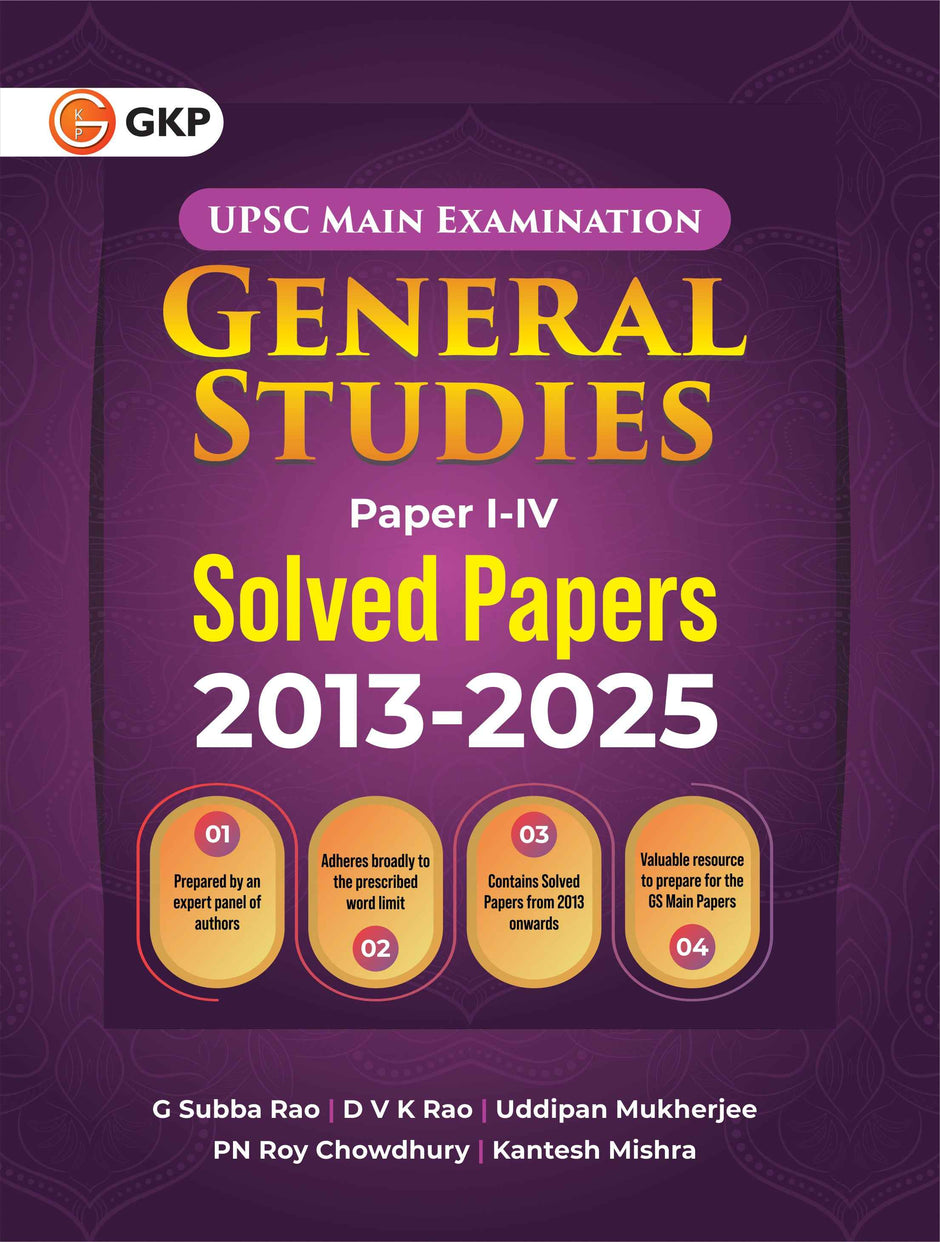 Buy UPSC-GS Mains 2026: General Studies Solved Papers of 2013-2025 (Papers 1-4) | Civil Services ...